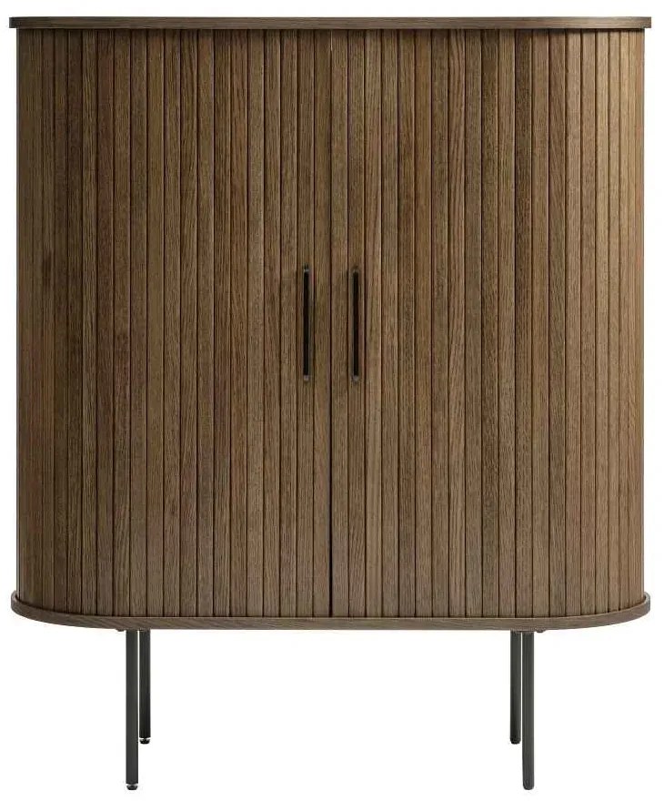 Designová skříňka Vasiliy 118 cm kouřový dub