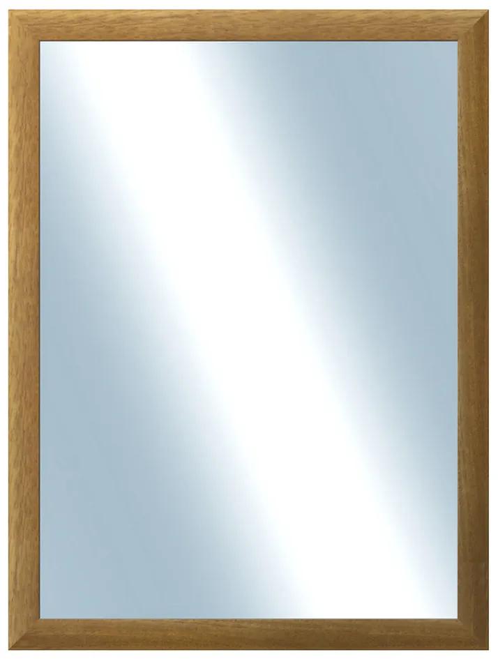 DANTIK - Zarámované zrcadlo - rozměr s rámem cca 60x80 cm z lišty LEDVINKA hnědá (1441)