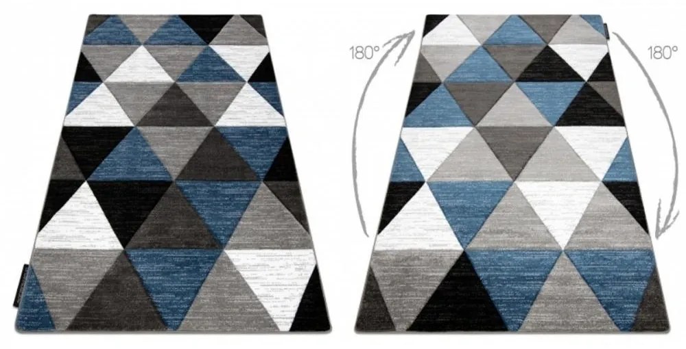 Kusový koberec Rino šedomodrý 80x150cm