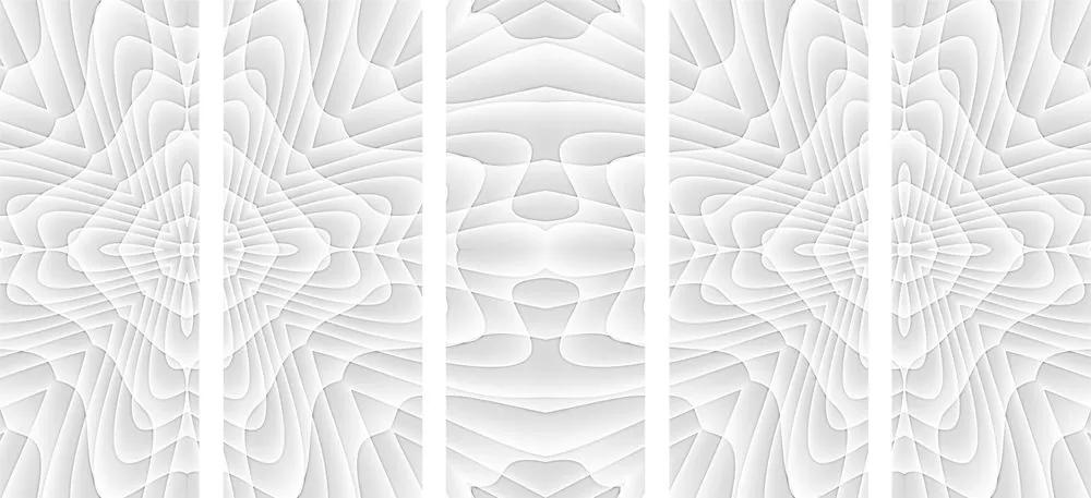 5-dílný obraz s kaleidoskopovým vzorem Varianta: 100x50