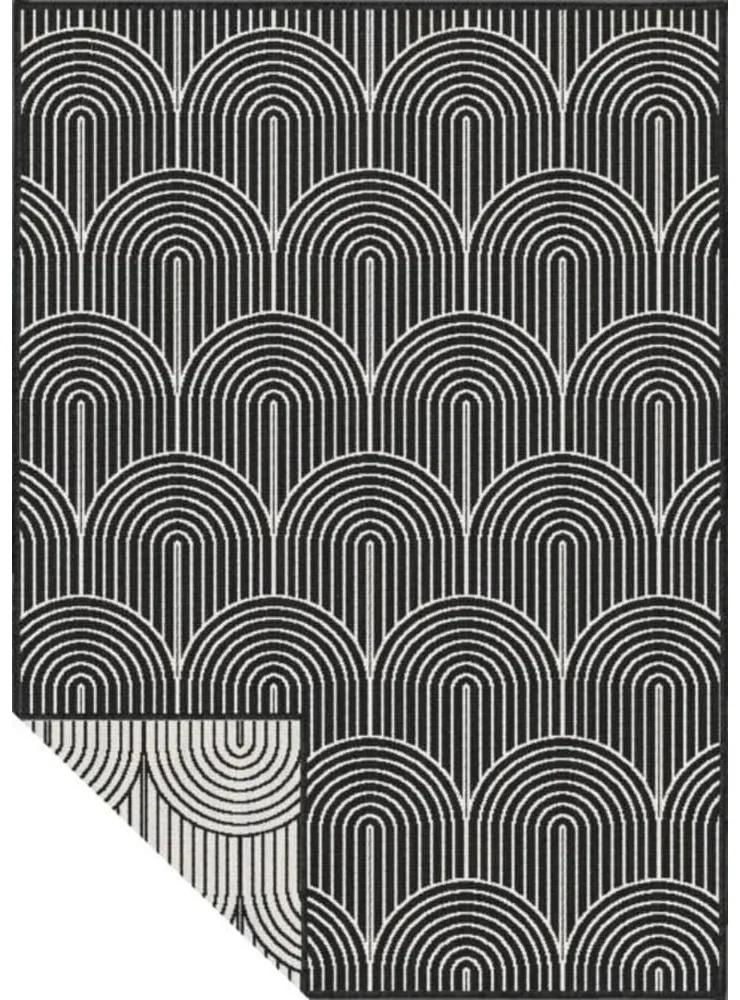 Černobílý venkovní koberec 240x330 cm Pangli Black – Hanse Home