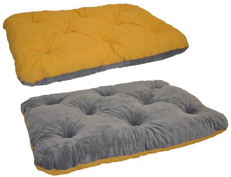 Axin Trading Podložka pod psa AXIN Deluxe 80x60 cm Barva potahu: Žlutá