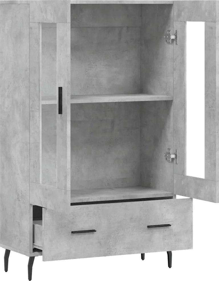 vidaXL Skříň highboard 69,5 x 31 x 115 cm kompozitní dřevo [828320] Barva: Bílá