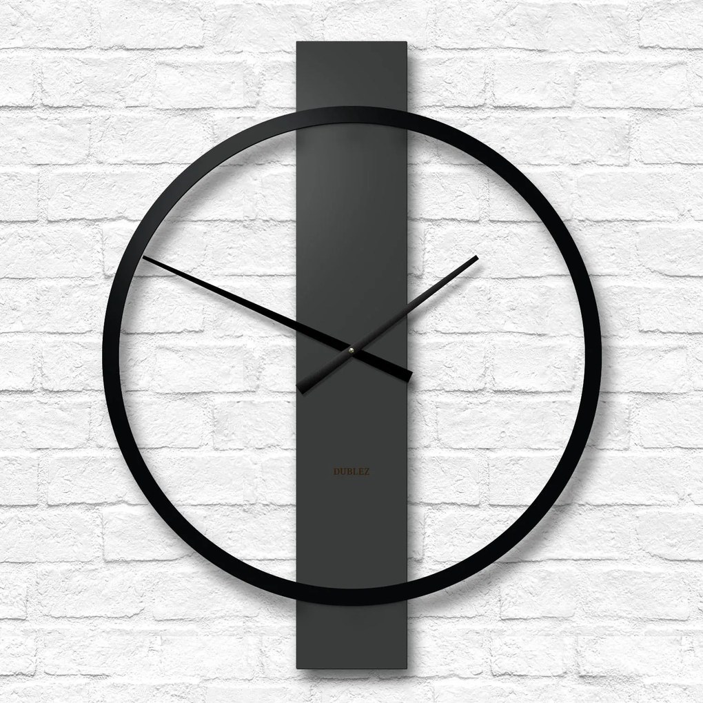 DUBLEZ | Minimalistické nástěnné hodiny - Circle Line