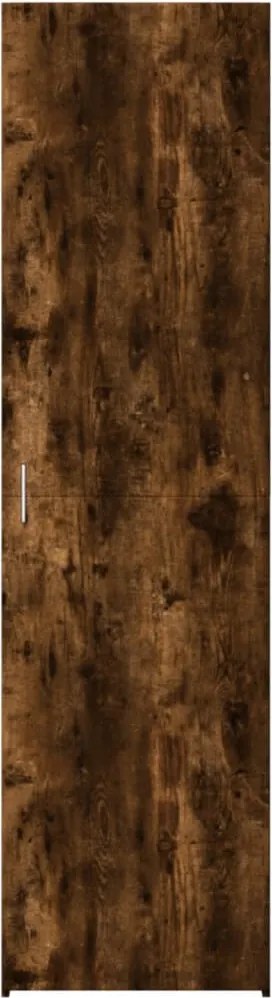 Skříň highboard kouřový dub 50 x 42,5 x 185 cm kompozitní dřevo 3281417