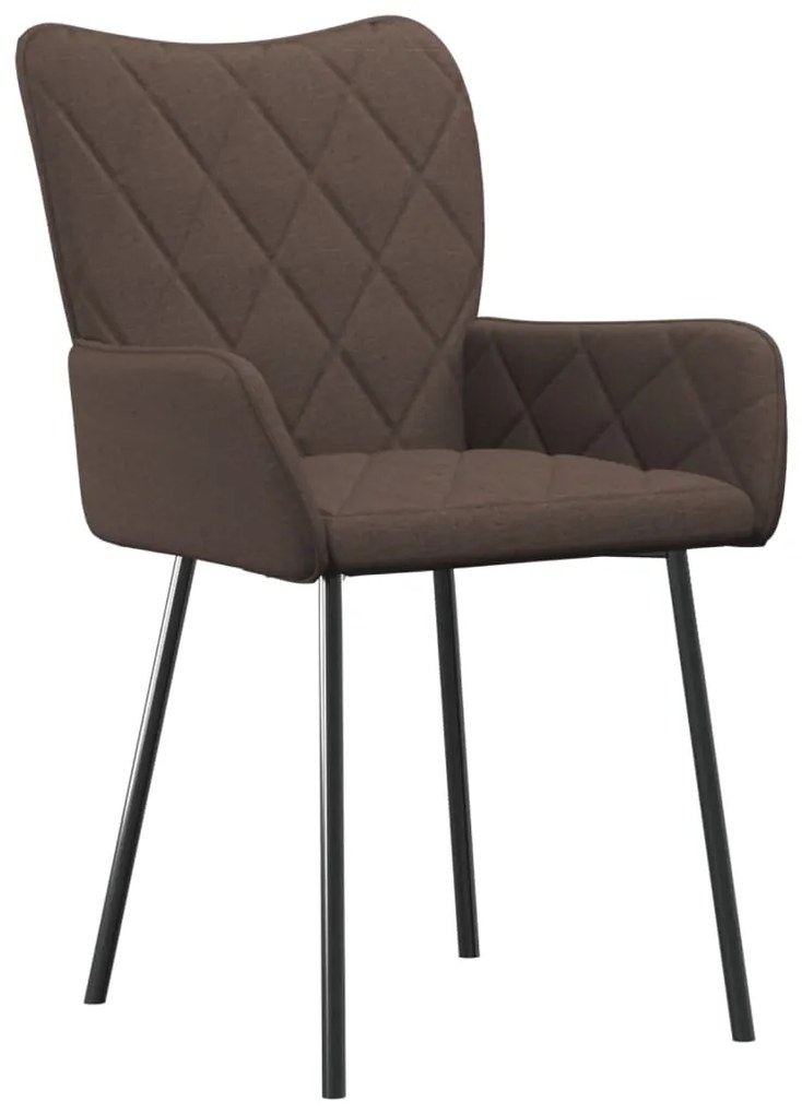 Jídelní židle 2 ks taupe textil - Default Title