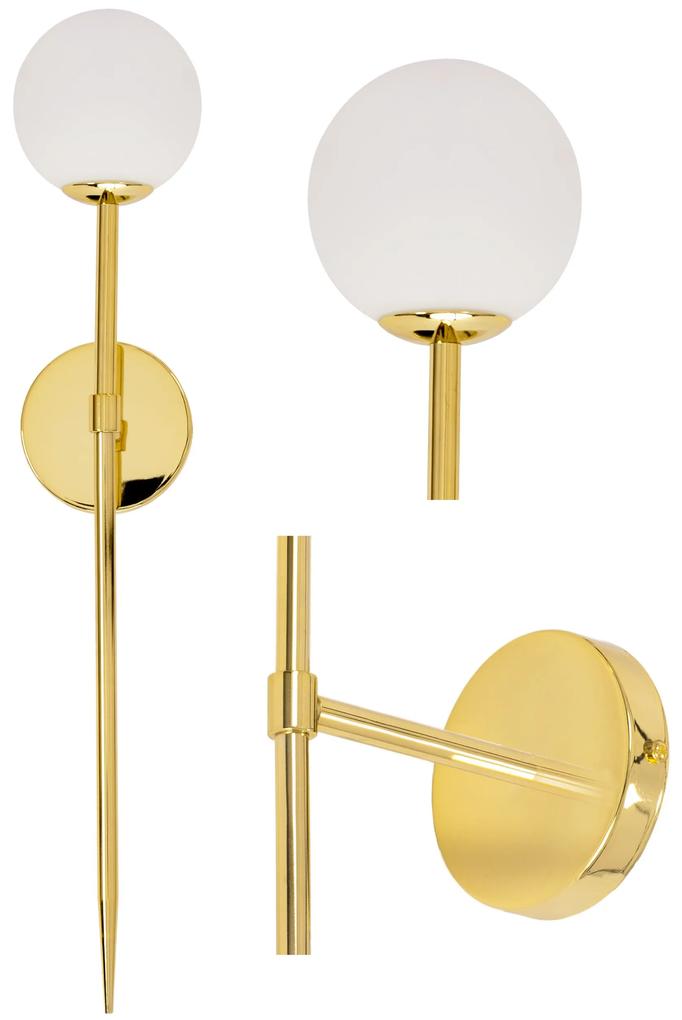 Toolight - Nástěnná lampa 75cm APP580-1W, zlatá, OSW-08760