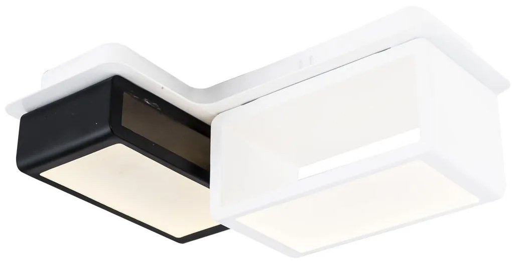 Stropní LED svítidlo Ozcan 5617-2 black-white