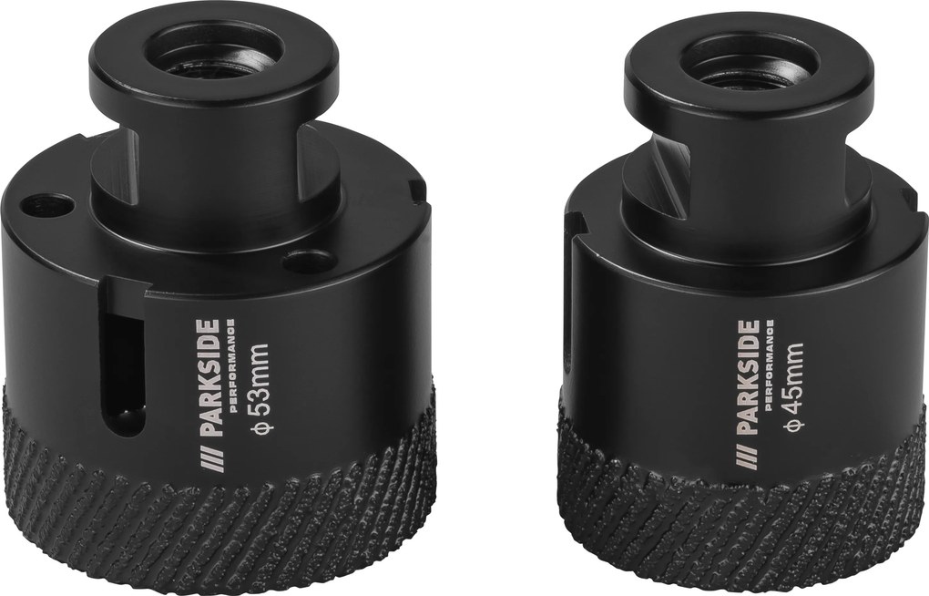 Parkside Performance® Diamantové vrtací korunky (vrtací korunky Ø 45, 53 mm)