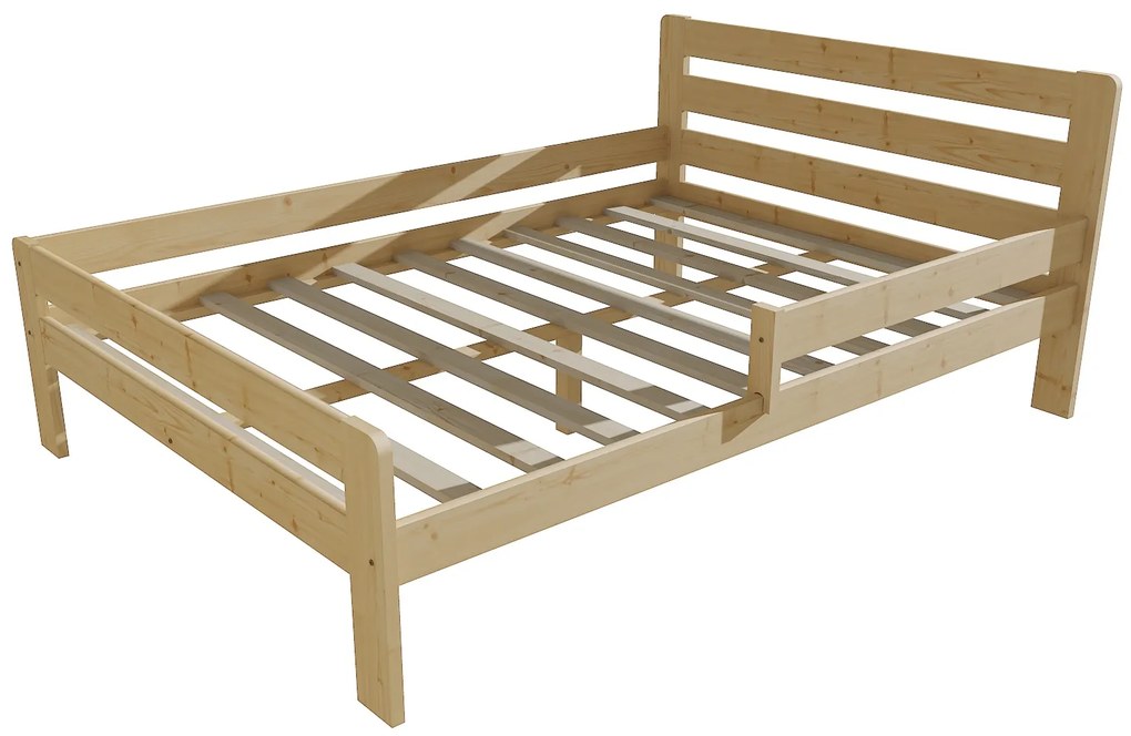 Vomaks Dětská postel se zábranou VMK001C KIDS Rozměr: 80 x 180 cm, Barva: barva bílá