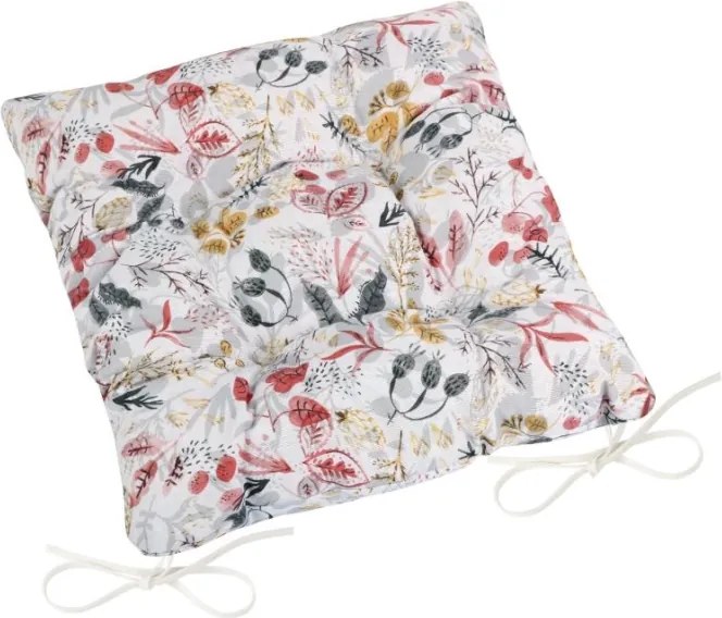 Bellatex Sedák LADA prošívaný 40x40 cm Podzim Šedá,Růžová,Béžová
