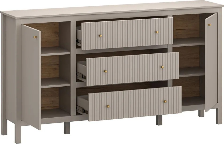 Komoda 2d3s (E) taupe Kleo