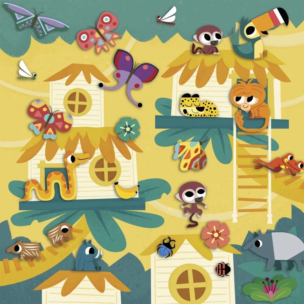 My arts&crafts - Samolepky - Zvířátka z džungle