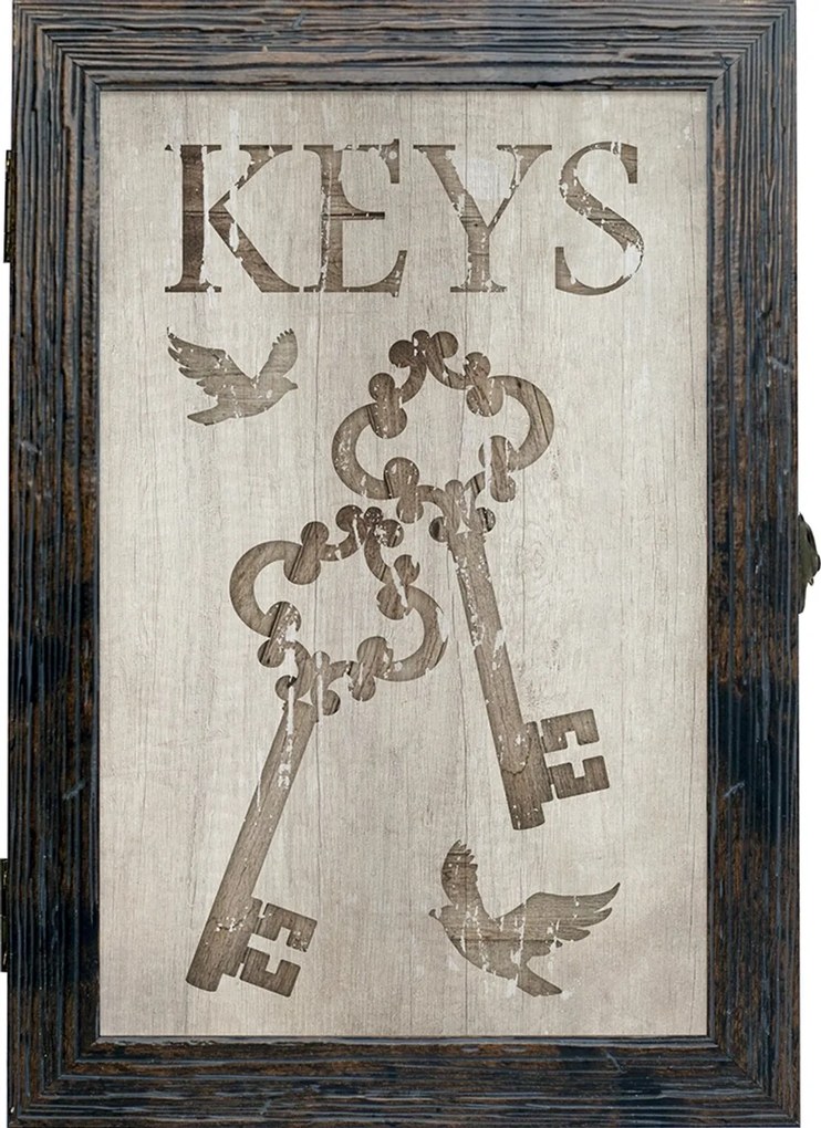 Bondecor Skříňka na klíče, Keys, plastová, 20 x 30 cm