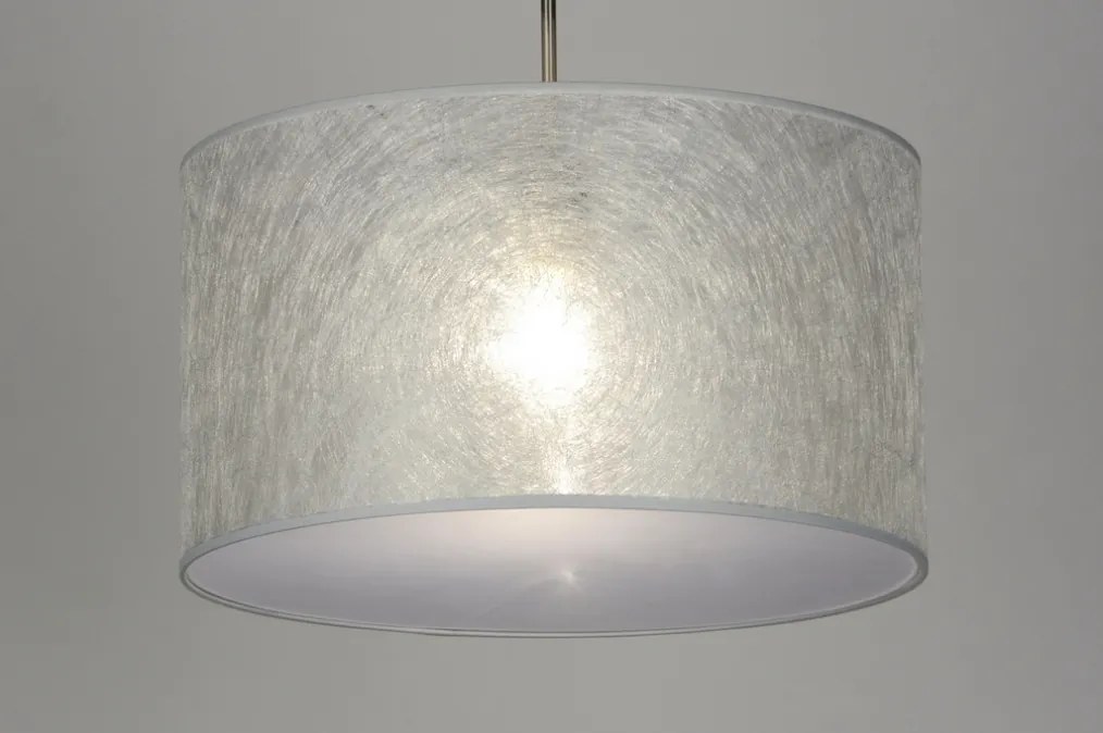 Závěsné designové svítido do obýváku Mombasa Silver Look