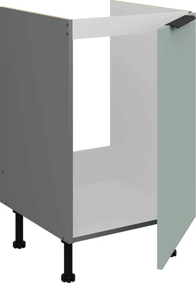 ARIA sa | dolní skříňka 50 ZL 1F dřezová | 50 cm | ANTI FINGERPRINT povrch | antracit/aquamarine