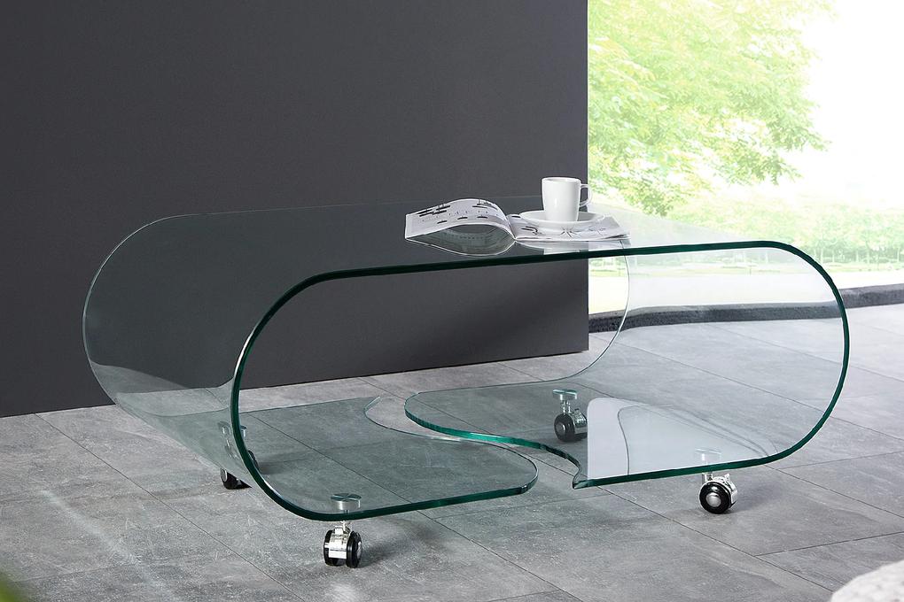 Moebel Living Skleněný konferenční stolek JIO II 90 cm
