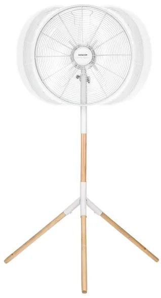 Sencor - Stojanový ventilátor 50W/230V bílá/buk
