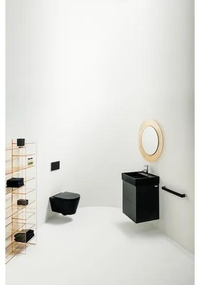 Laufen Kartell WC závěsné Rimless 54,5x37 cm, černá lesklá H8203370200001