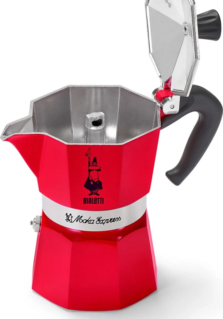 Bialetti Moka Express, 130 ml, červená