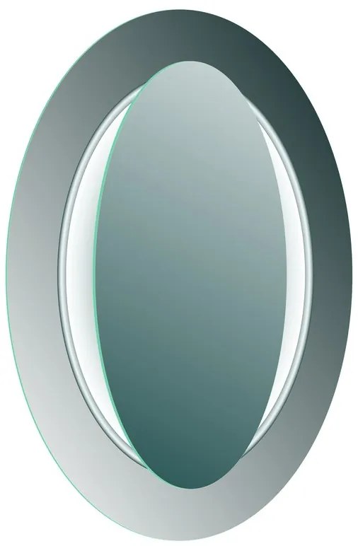 SAPHO - MONA zrcadlo s LED osvětlením 700x1000mm, bílá DL440