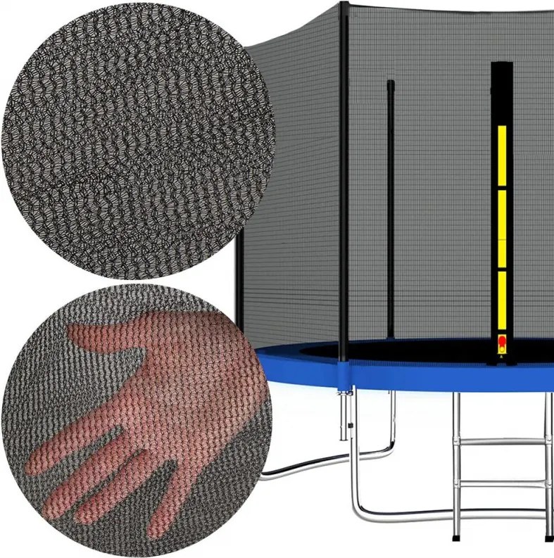 Ochranná síť na trampolínu 180 cm / 6 tyčí / výška 150 cm SPRINGOS