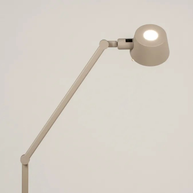 Stojací designová lampa Niki Taupe
