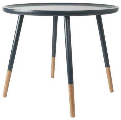 Modrý Odkládací stolek Graceful XL – tmavě  Ø 60 × 48 cm PRESENT TIME