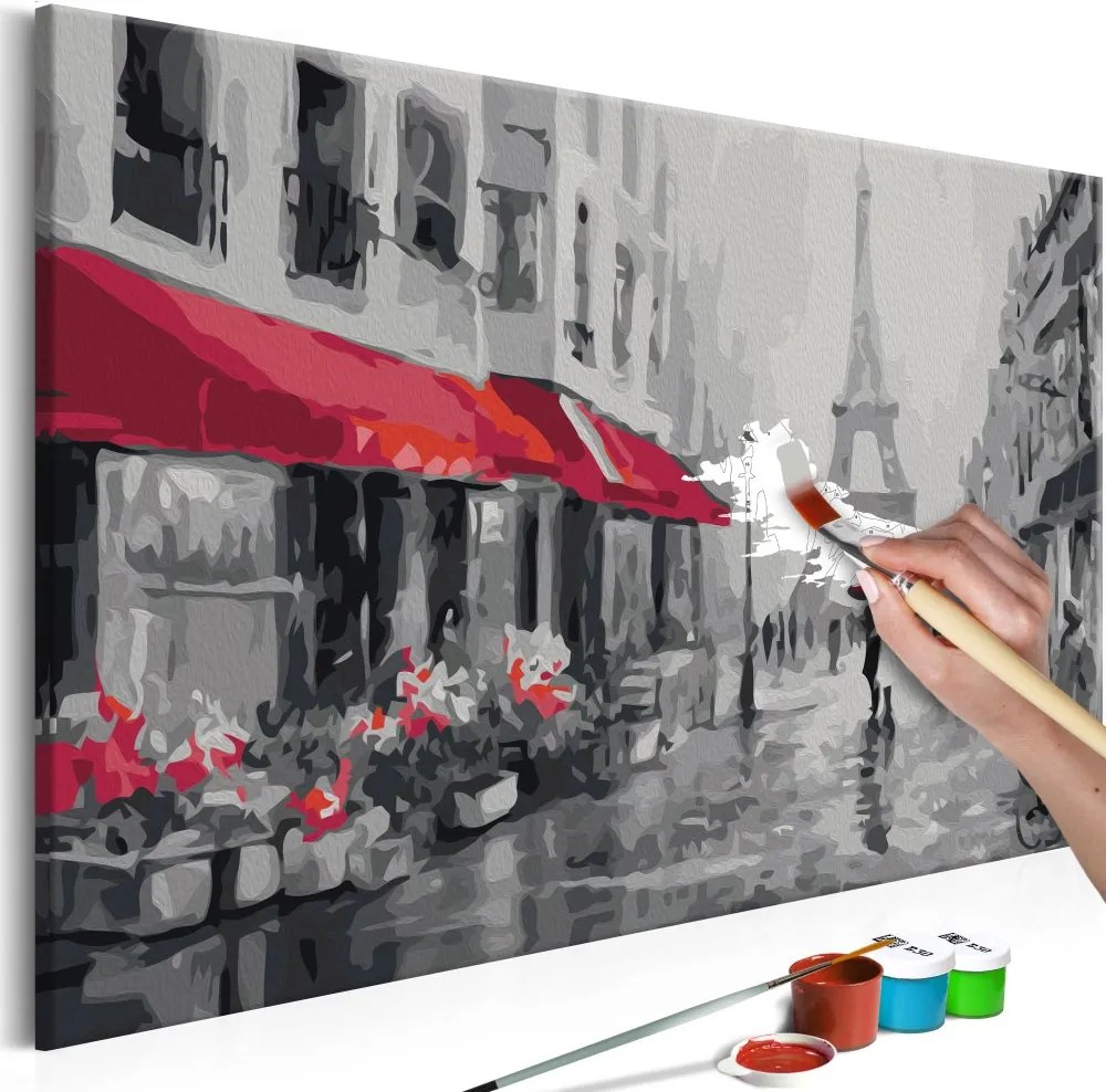 Bimago Malování podle čísel - Rainy Paris | 60x40 cm
