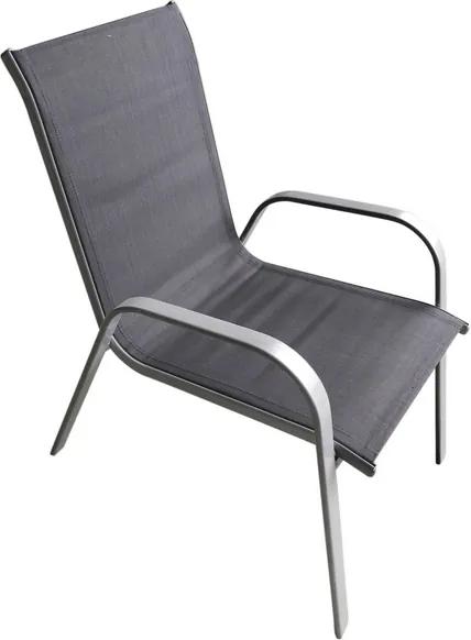 Zahradní židle Caspian, šedá