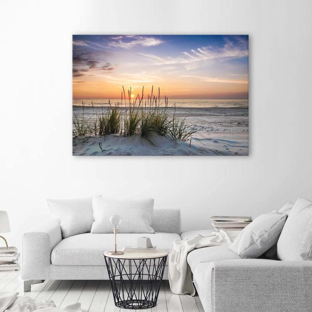 Gario Obraz na plátně Západ slunce na pláži Rozměry: 60 x 40 cm