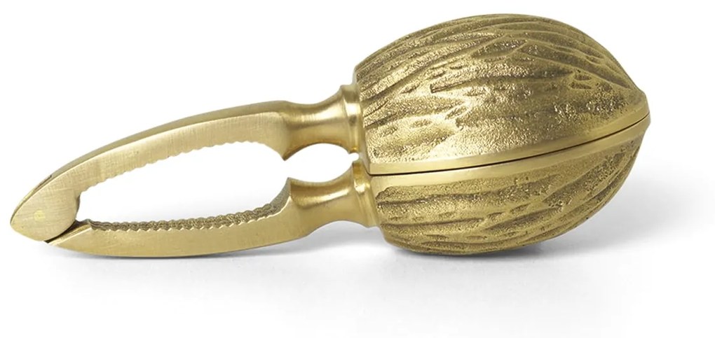 Ferm Living Louskáček na ořechy Forest Nut Brass, zlatá barva, kov