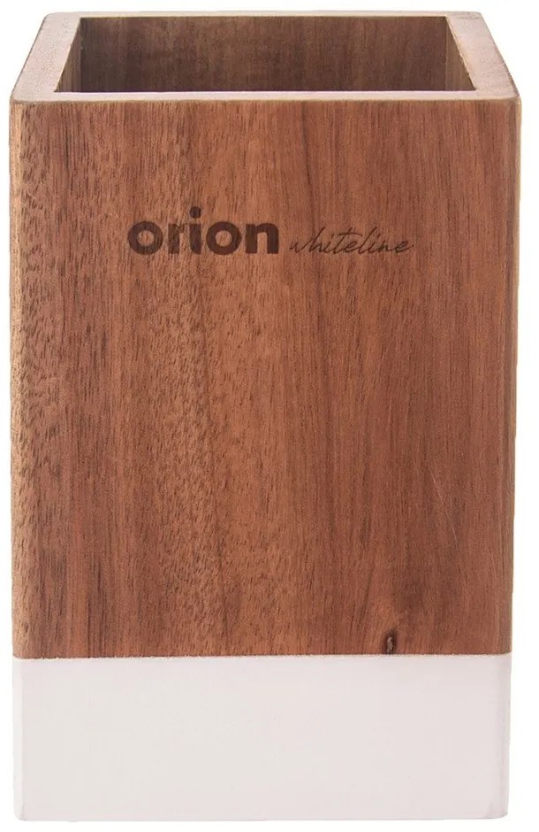 Dřevěný stojan na kuchyňské náčiní Whiteline – Orion