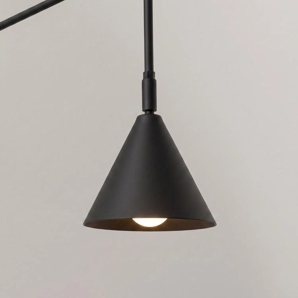 Sollux Lighting Nástěnné svítidlo NOX 1 černé s vypínačem