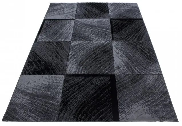 Vopi | Kusový koberec Plus 8003 black - 160 x 230 cm