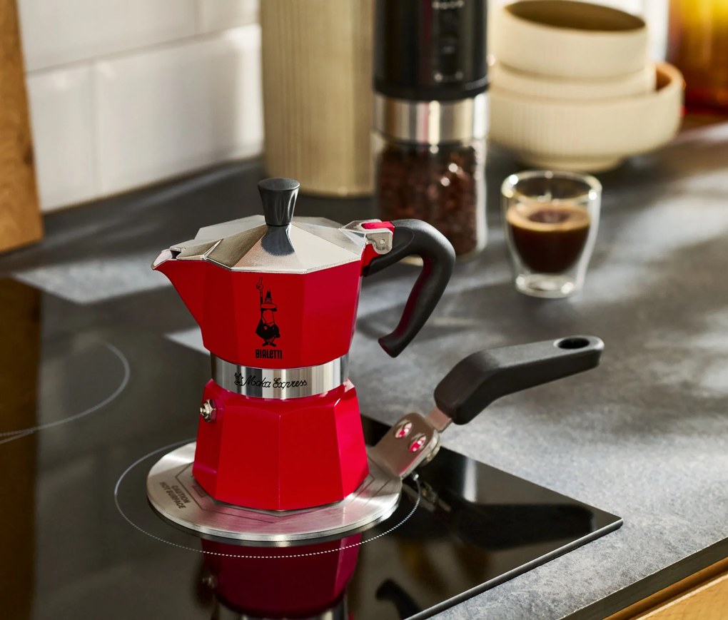 Bialetti Moka Express, 130 ml, červená
