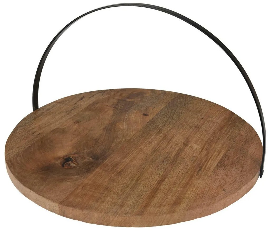Dřevěný servírovací tác Simple, (fi) 38 cm