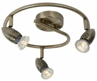 LUCIDE CARO-LED Spot Bow 3xGU10/5W Bronze, bodové svítidlo, bodovka