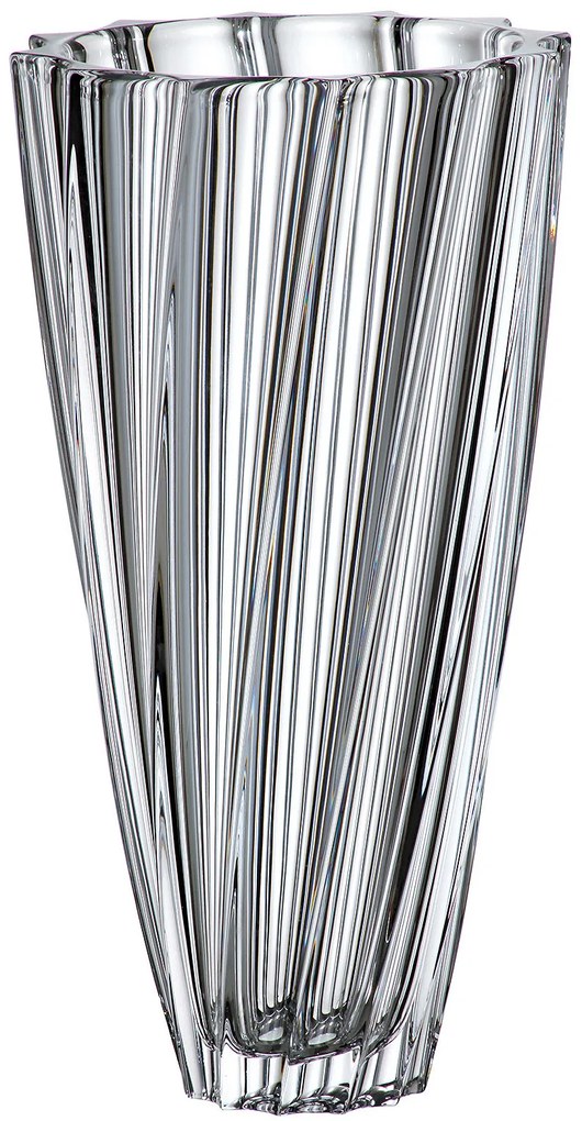Váza Scallop, bezolovnatý crystalite, výška 355 mm