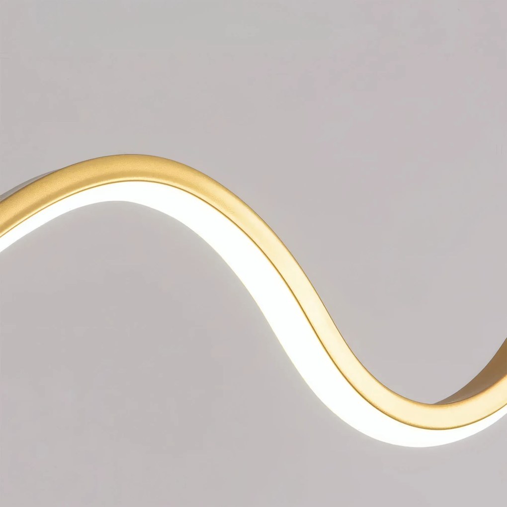 Toolight Toolight, LED závěsné osvětlení 120cm, 36W, 3000K, LHJ034-CP, zlatá matná, OSW-60021
