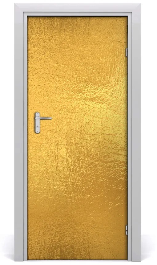 Fototapeta na dveře zlatá folie pozadí 75x205 cm