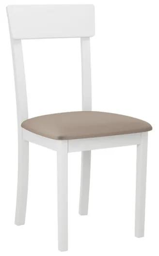 Čalouněná židle Malzik I, Barva dřeva: bílá, Potah: Hygge D20