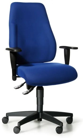 Kancelářská židle EXETER LADY s područkami, modrá