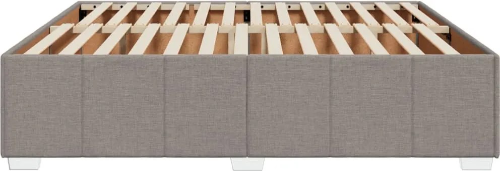 Rám postele bez matrace taupe 180 x 200 cm textil 3284857