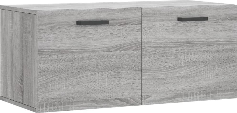 vidaXL Nástěnná skříňka 80 x 36,5 x 35 cm kompozitní dřevo [830082] Barva: kouřový dub