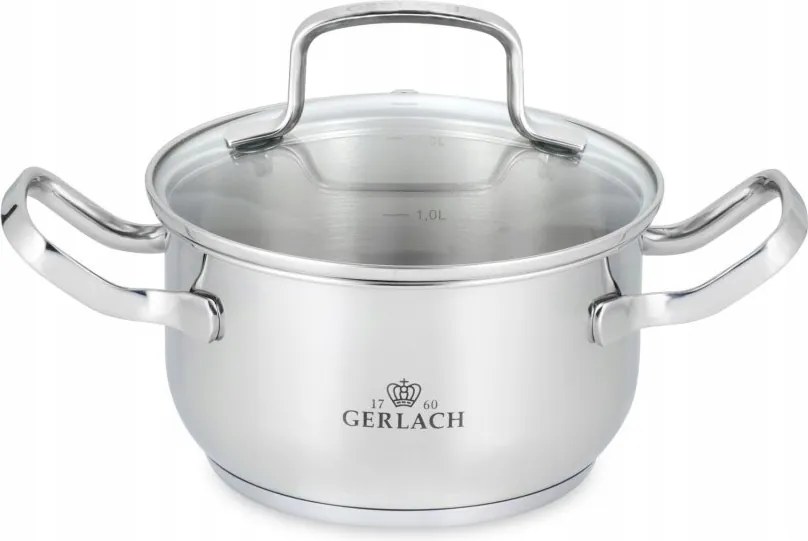 Gerlach Simple Nk 332 hrnec s poklicí 1,5 l 16 cm, indukční