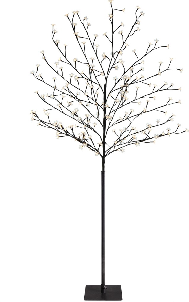 Světelný strom s třešňovými květy teplá bílý 220cm vnitřní/venkovní + dálkové ovládání
