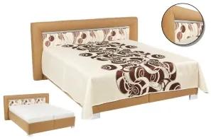 Čalouněná postel ŠARLOTA, Velikost postele 160x200, Varianta matrace SUPERFLEX, Rošt R1 0