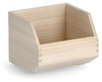 Zeller Present Dřevěný organizér, úložný box, 1komorový - ZELLER CAJA, 1ks