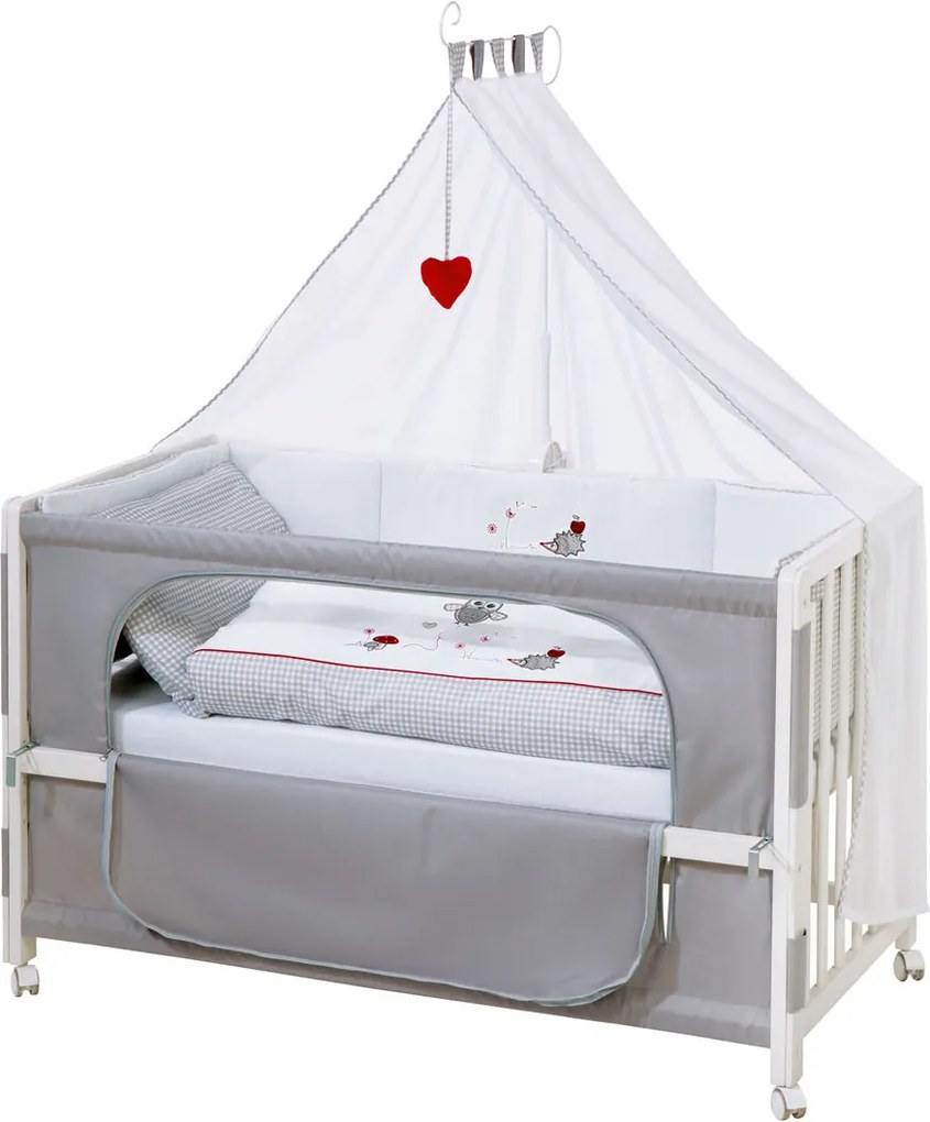 roba Dětská postýlka Room Bed, 60 x 120 cm (Adam & sova, bílá)